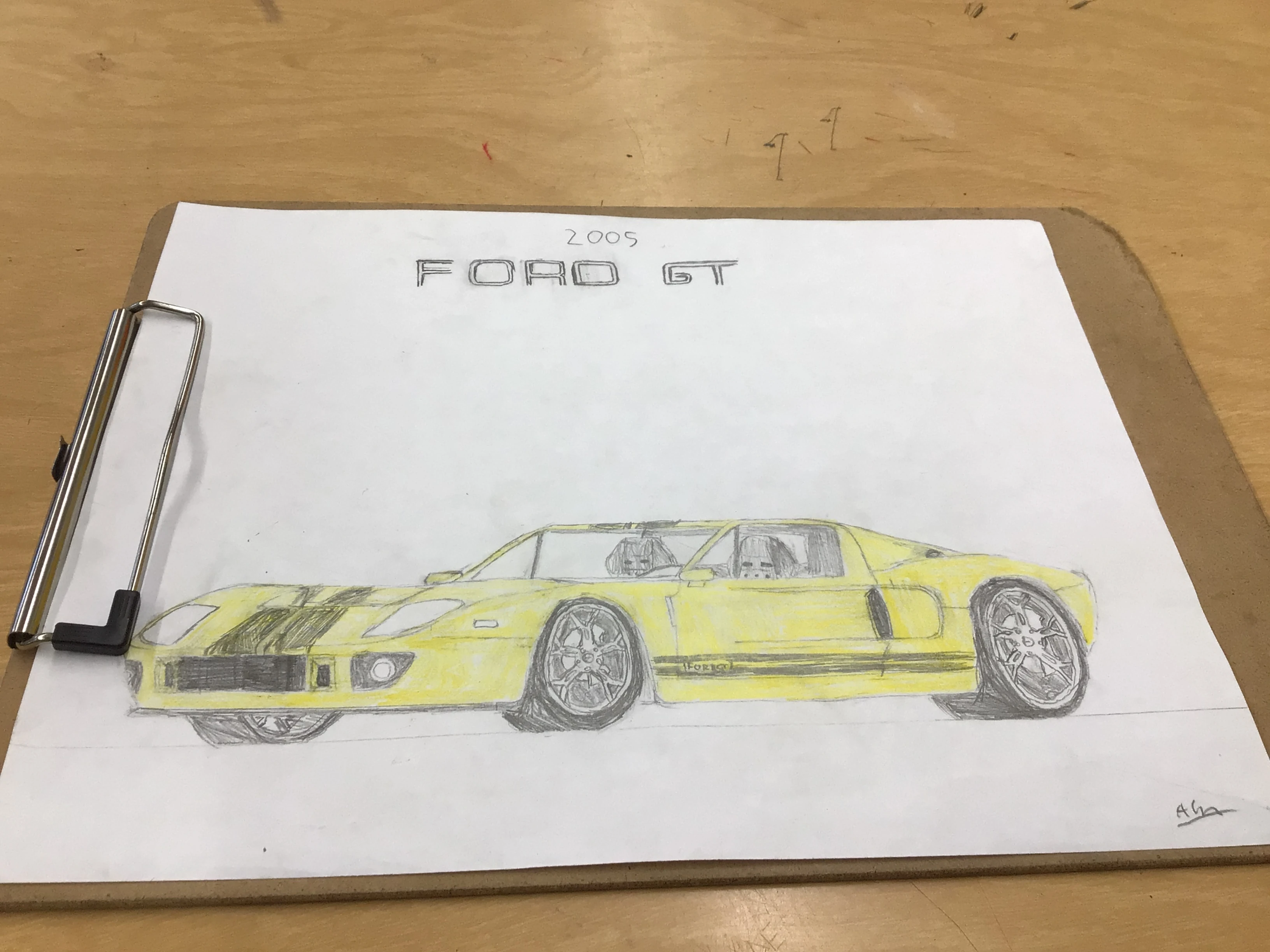 ford gt drawing | Fandom