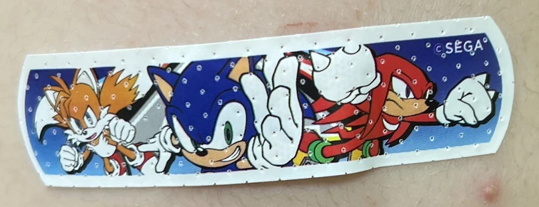 I used my Sonic bandages today! | Fandom