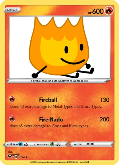 Firey Pokemon Card | Fandom