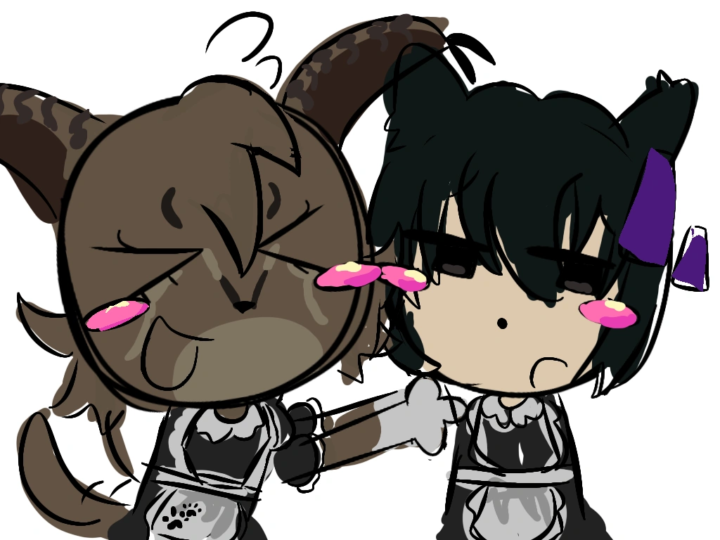 raise a floppa fanart except i remember that game (lazy doodle) | Fandom