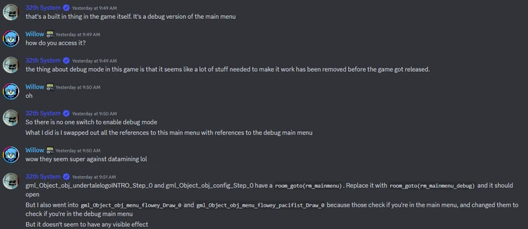 Debug menu question | Fandom