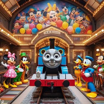 Thomas goes to disney | Fandom