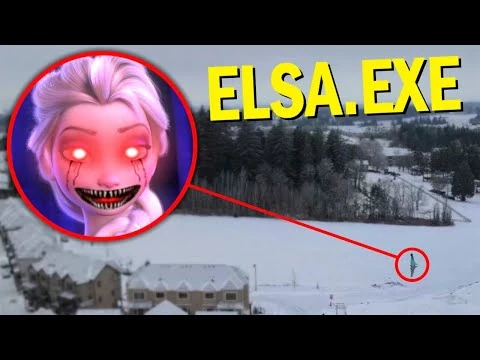 Drone Catches ELSA.EXE From FROZEN 2 IN REAL LIFE!! *ELSA.EXE CAME ...