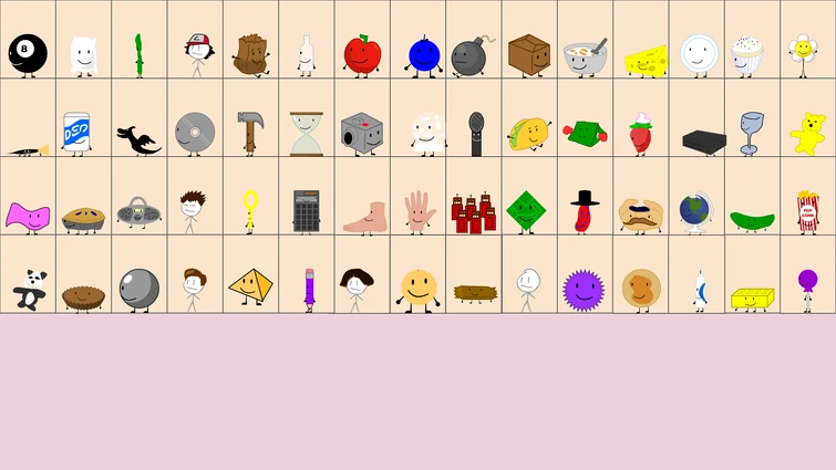 BFDI Recommended Characters VV 22 (VTE) | Fandom