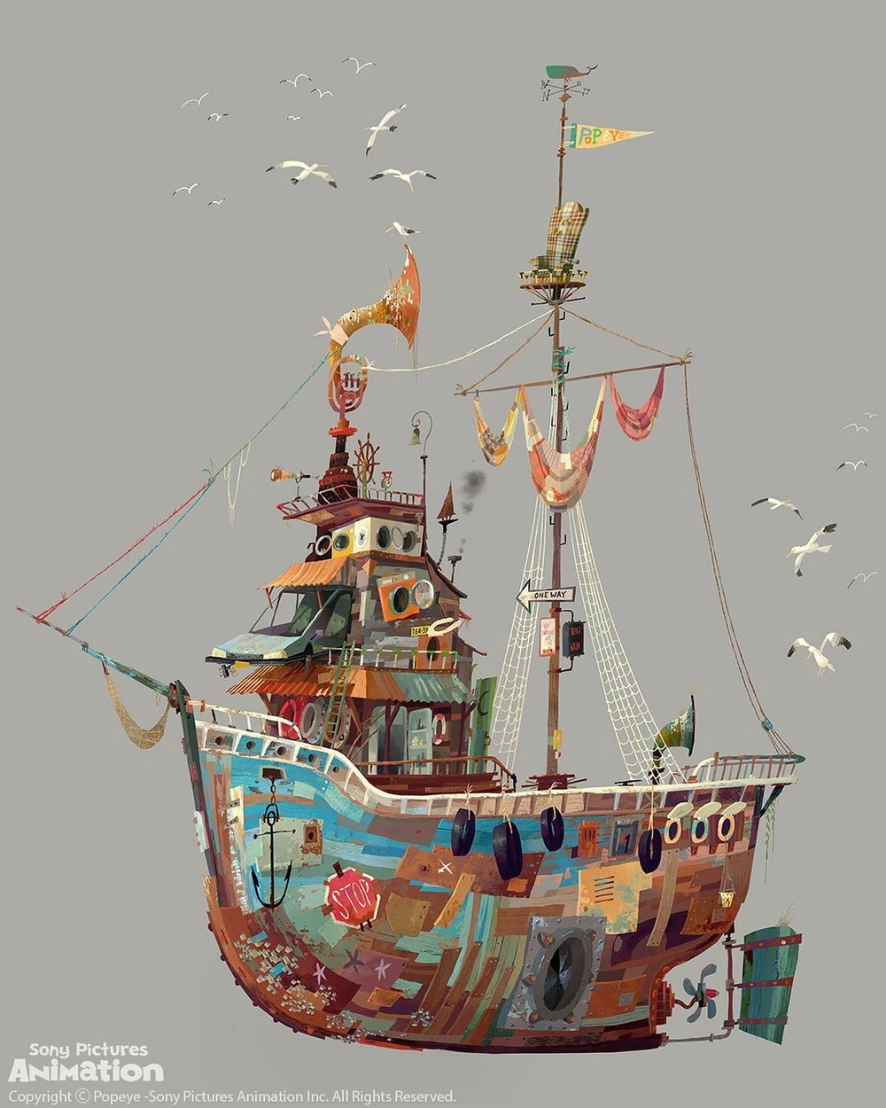 Popeye Concept art (part 3) | Fandom