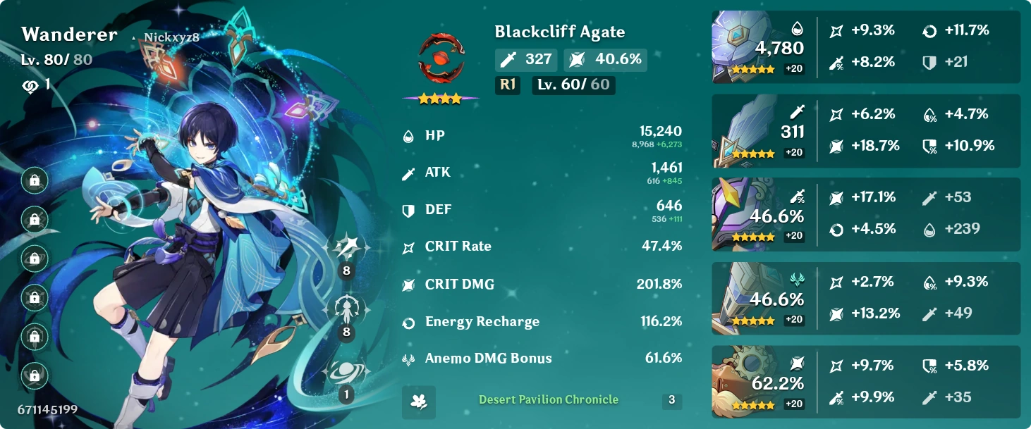 My Current Wanderer Build | Fandom