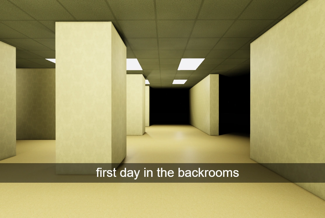 first day in the backrooms | Fandom