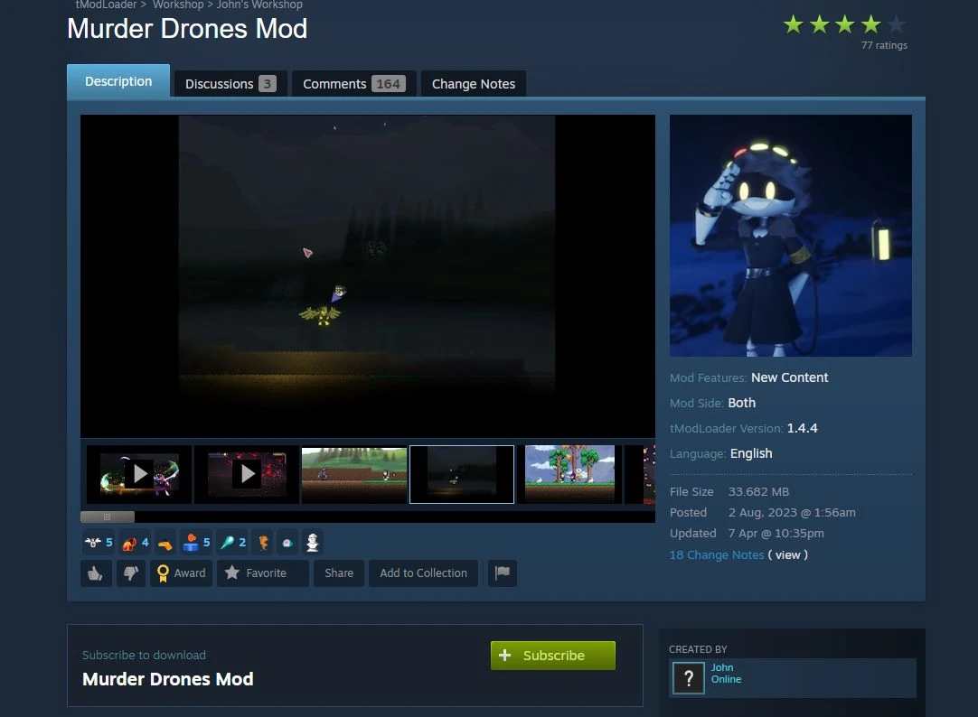 Found this in the tmodloader steam workshop | Fandom