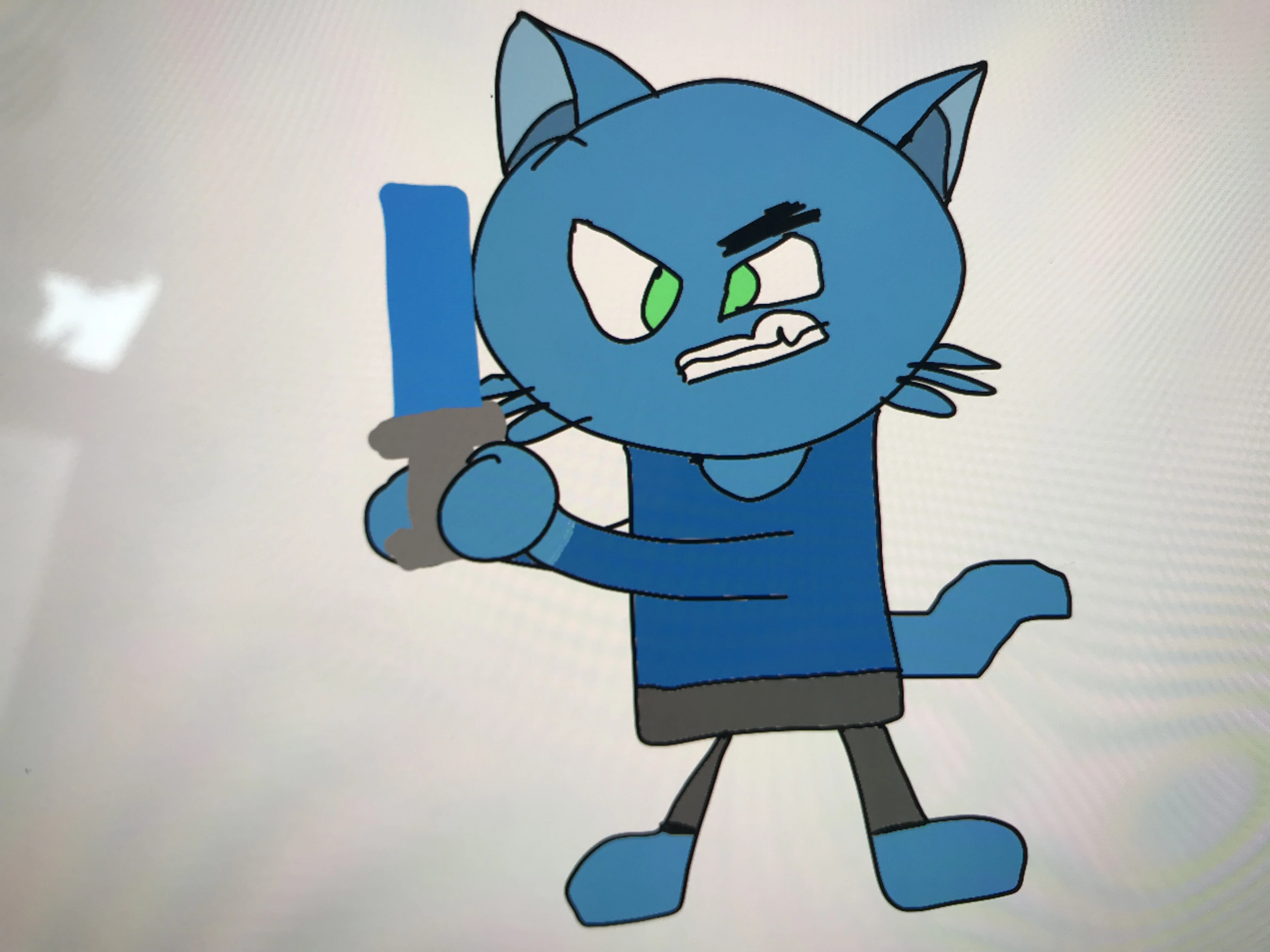 Not gonna lie, he looks a lot like Gumball from TAWOG | Fandom