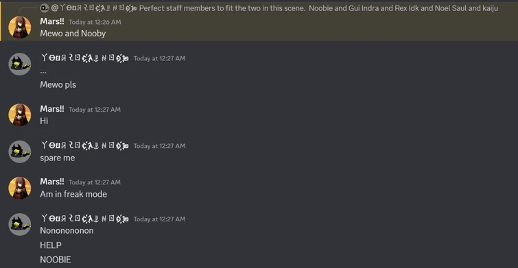 Most normal staff convo | Fandom