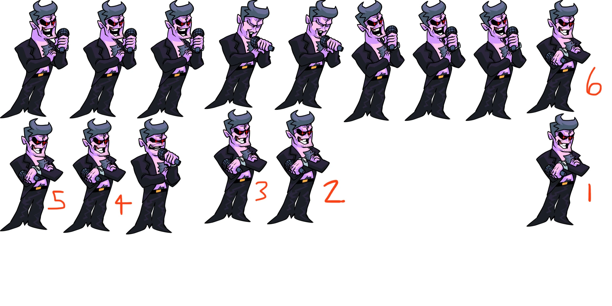 Anyone know the order of the daddy dearest idle sprites? | Fandom