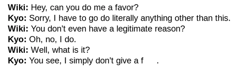 introducing zetsubou being an unfiltered oc (Incorrect Quotes, No. 10 ...
