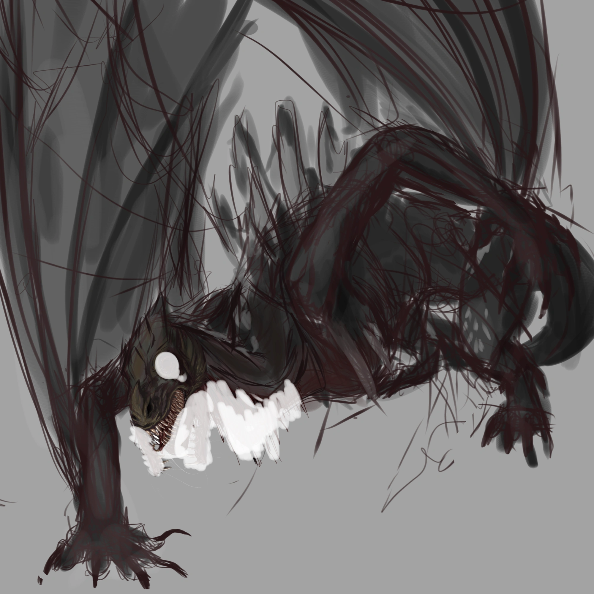 I feel so stupid for picking sal to draw in realism, it’s literally ...