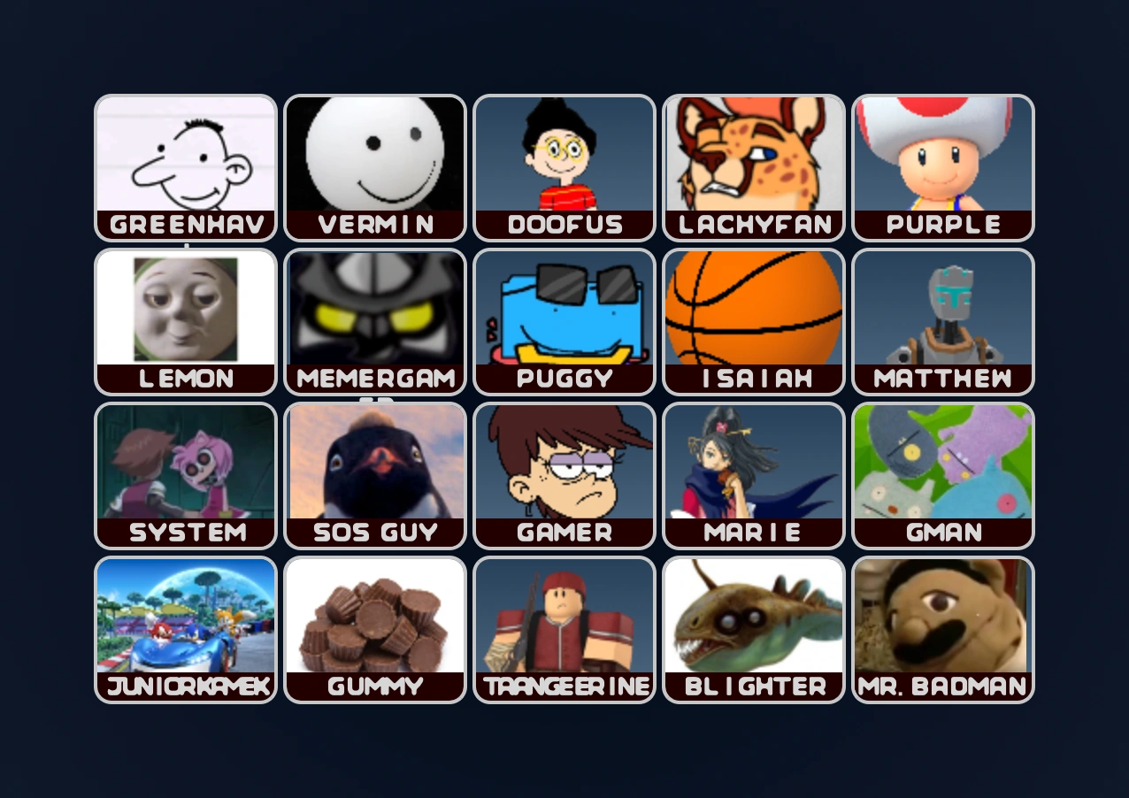 SML Wiki Users Smash Roster | Fandom
