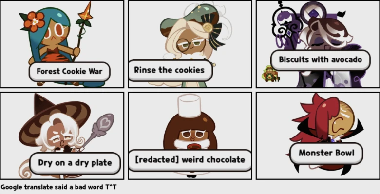 Translated epic cookie names | Fandom