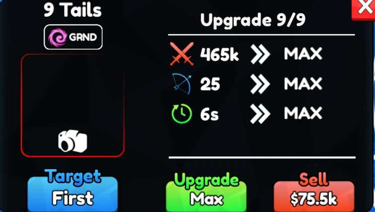 9 Tails 18lvl max upgrade | Fandom