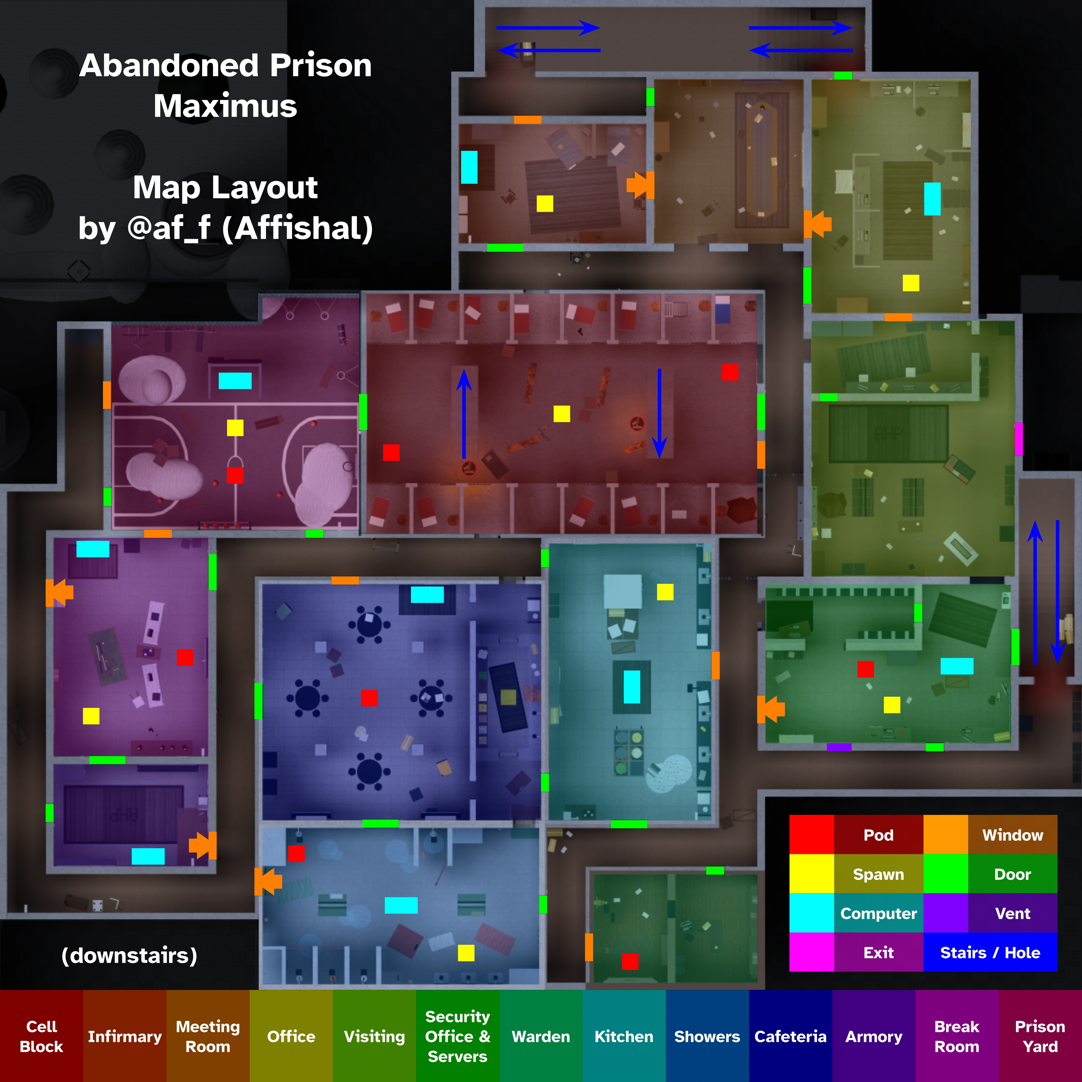 Abandoned Prison Maximus - Map Layout | Fandom