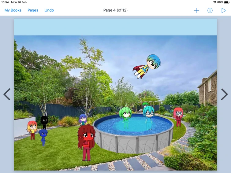 Here’s my artistic house with the characters! Please like and comment ...