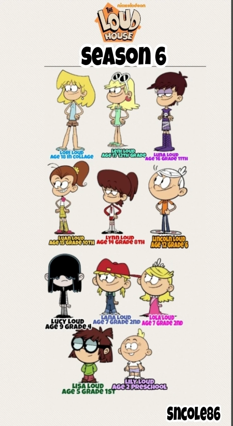 Loud Siblings Season 6 poster image made by me enjoy | Fandom
