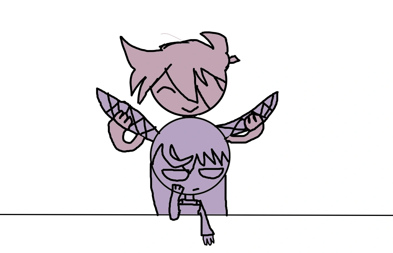 Swap!Ruv playing with Swap!Sarv's hair. | Fandom