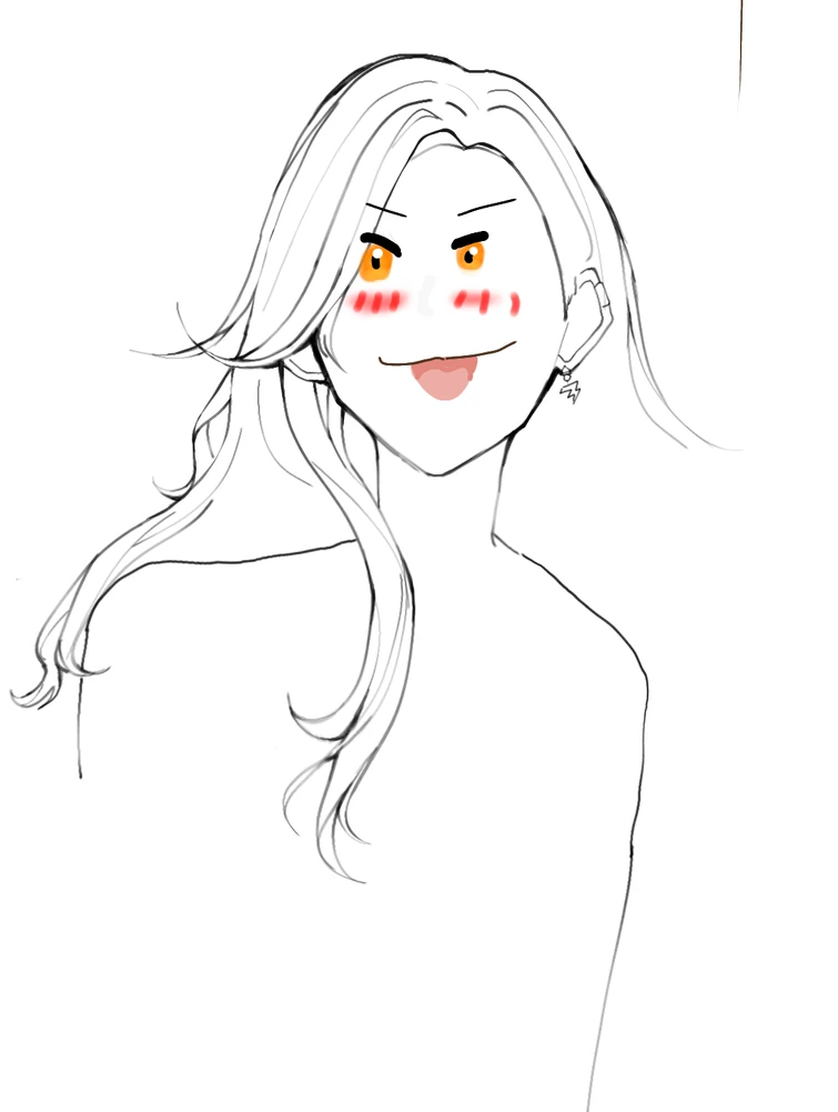 my sister decided to draw ans face😭😭 | Fandom