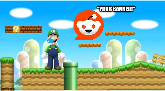 Luigi got banned from Reddit | Fandom