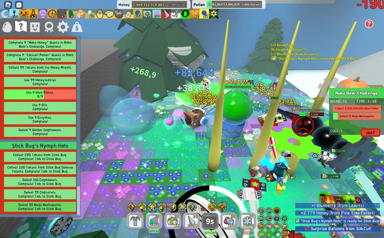 Finished Stick Bug's Beesmas quest after being trolled last night. | Fandom