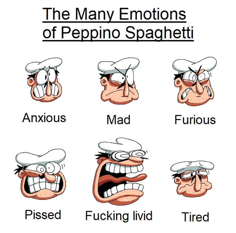 The Many Emotions of Peppino Spaghetti | Fandom