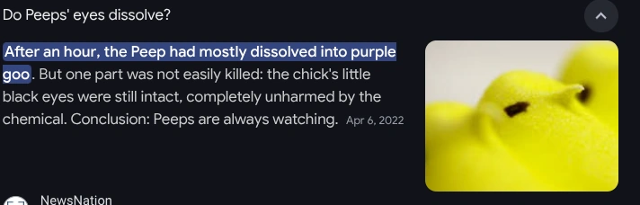 I'm scared of peeps | Fandom