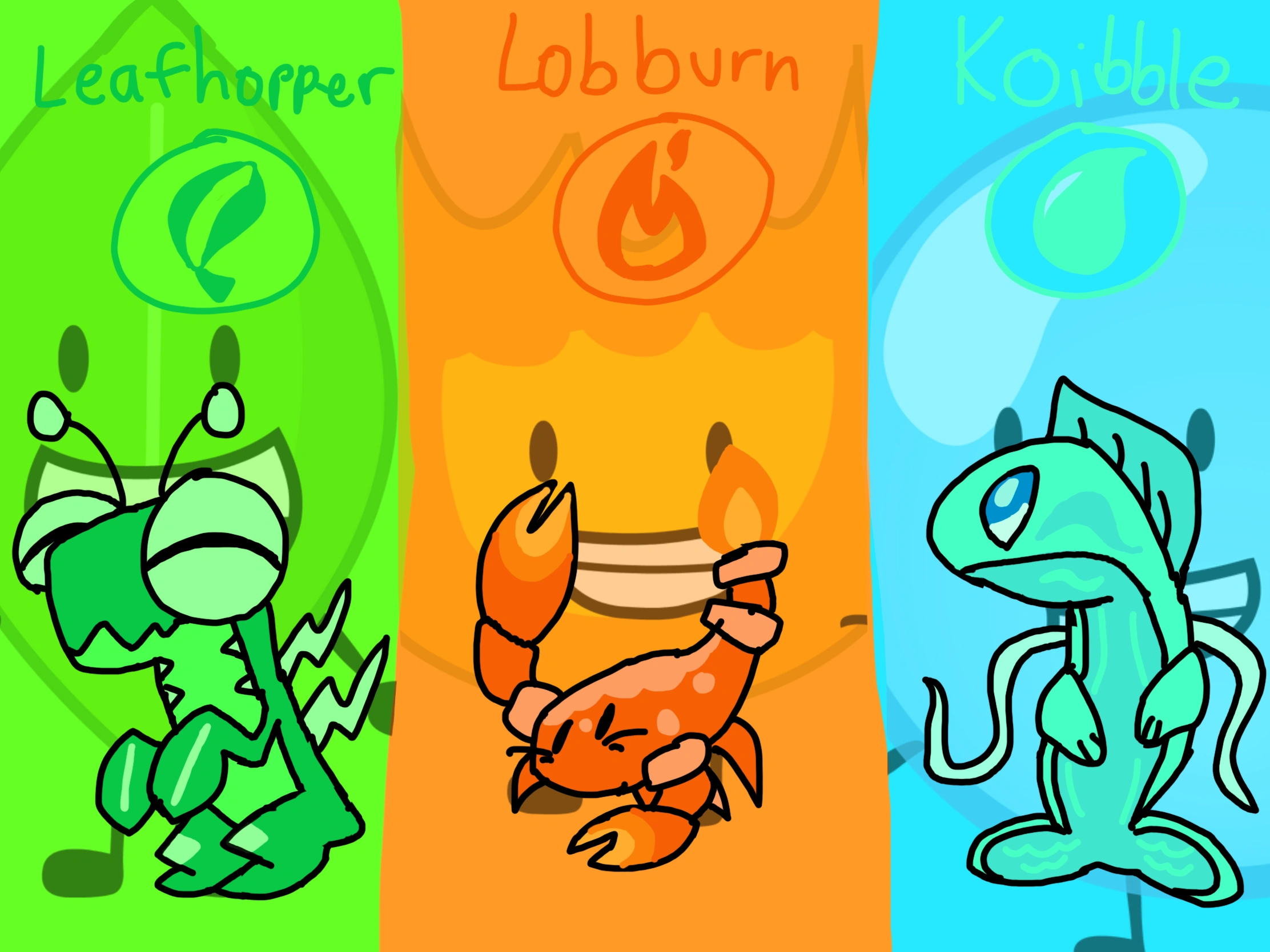 The BFDI Finalists as Pokemon Starters!! | Fandom