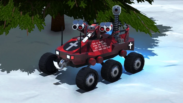 Red iron cross if it was cool and from the future. | Fandom