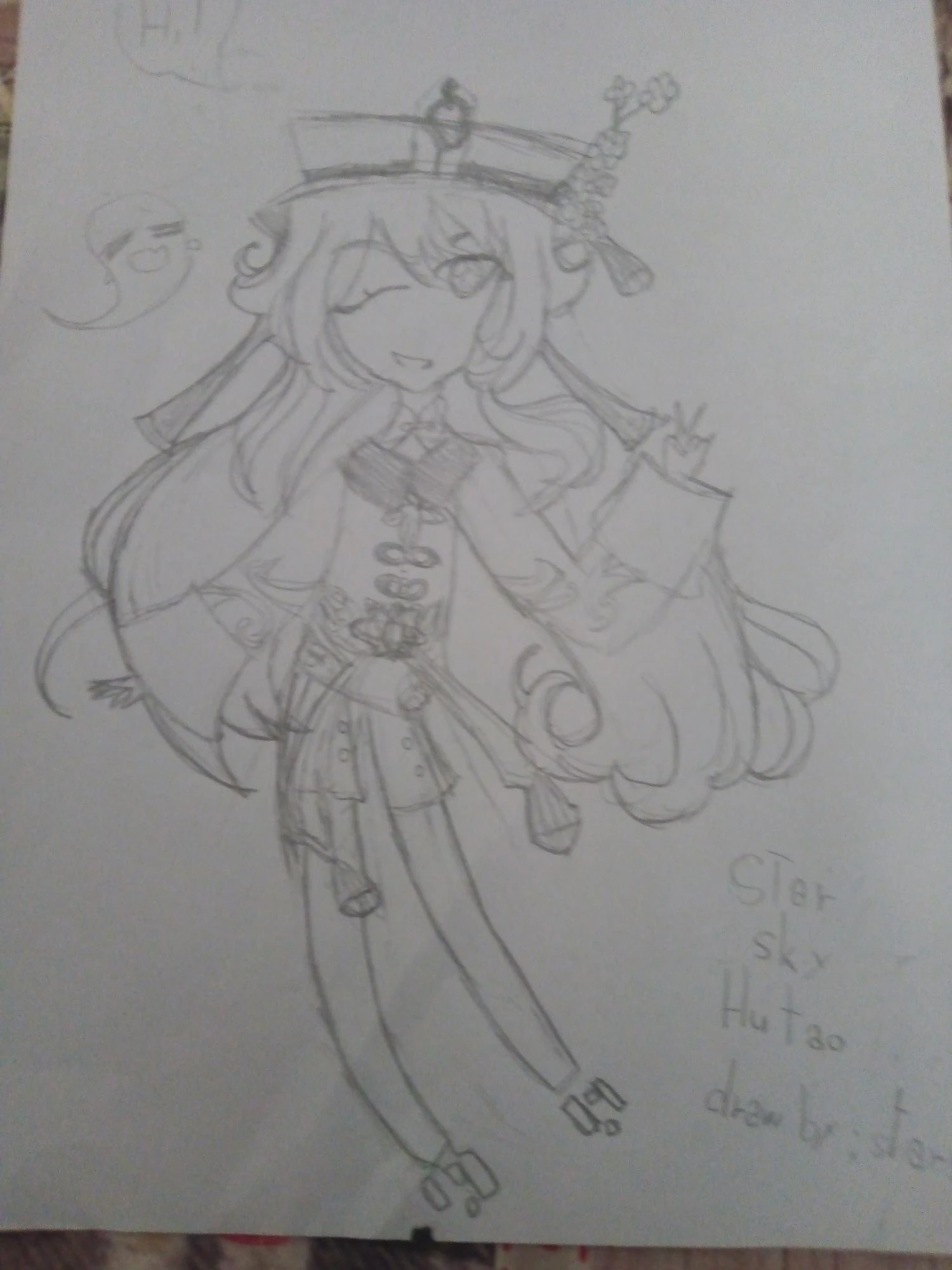 My draw genshin hu tao | Fandom