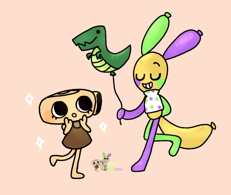 PrehistoricBalloon art! ( Shelly x Looey :] ) | Fandom