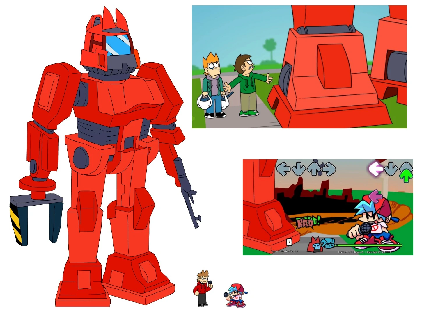 True Tordbot height, comparing Eddsworld. | Fandom