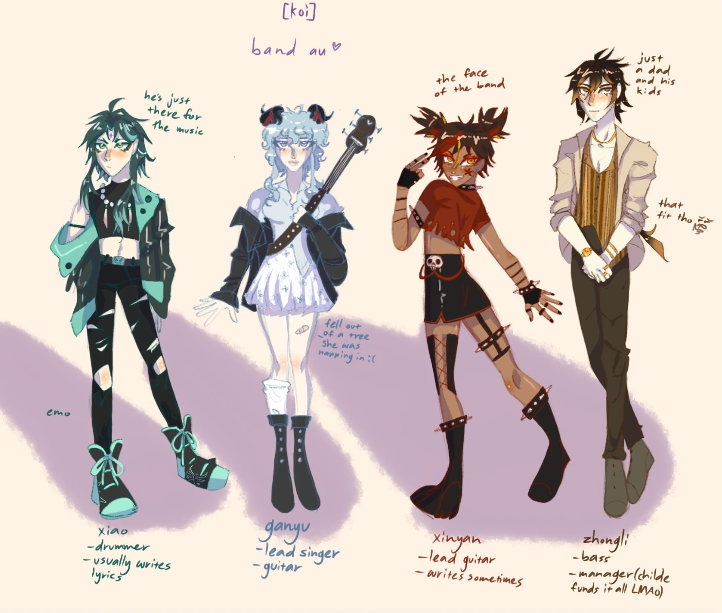 youve heard of idol AUs now get ready for indie bands | Fandom