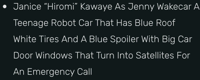 Jenny Wakecar In Cars 4 | Fandom