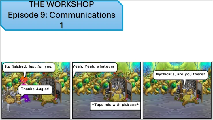 THE WORKSHOP Episode 9: Communications 1 | Fandom
