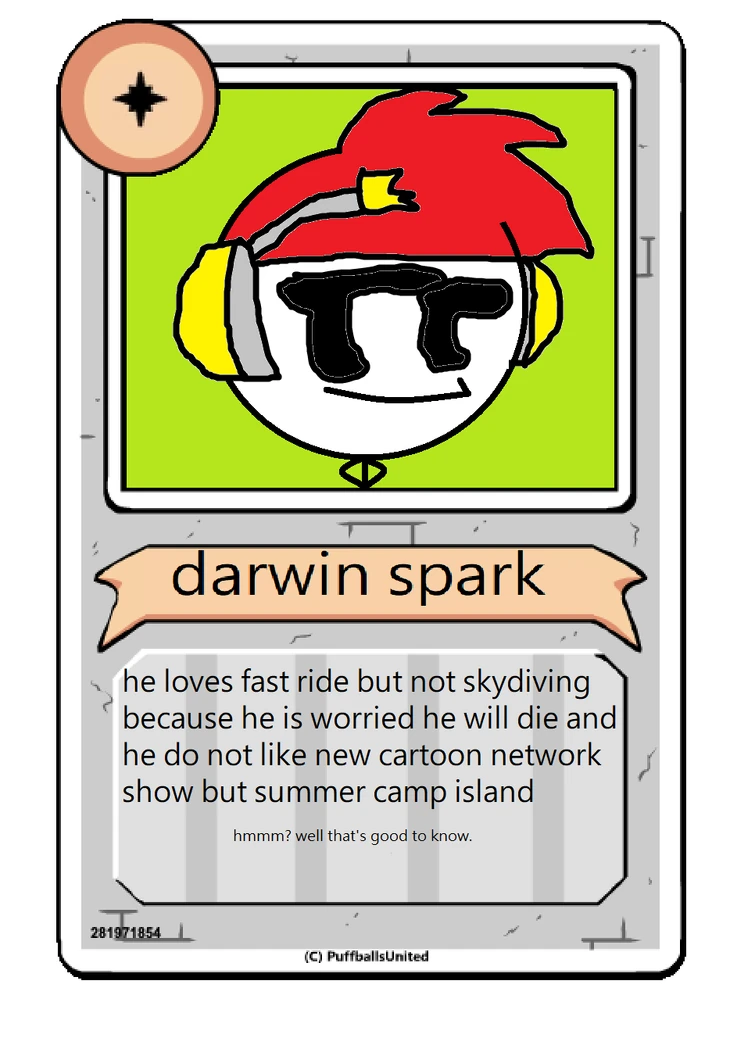 Darwin Spark Cards | Fandom
