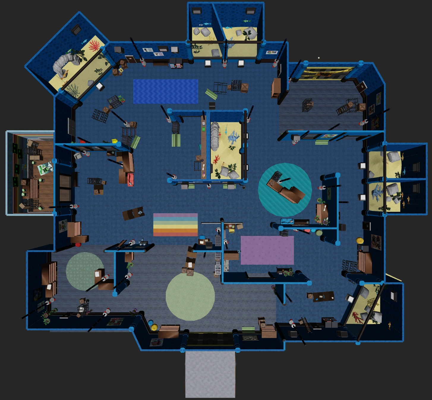 Finished Aquarium Floor (DW Fanmade Floor) | Fandom