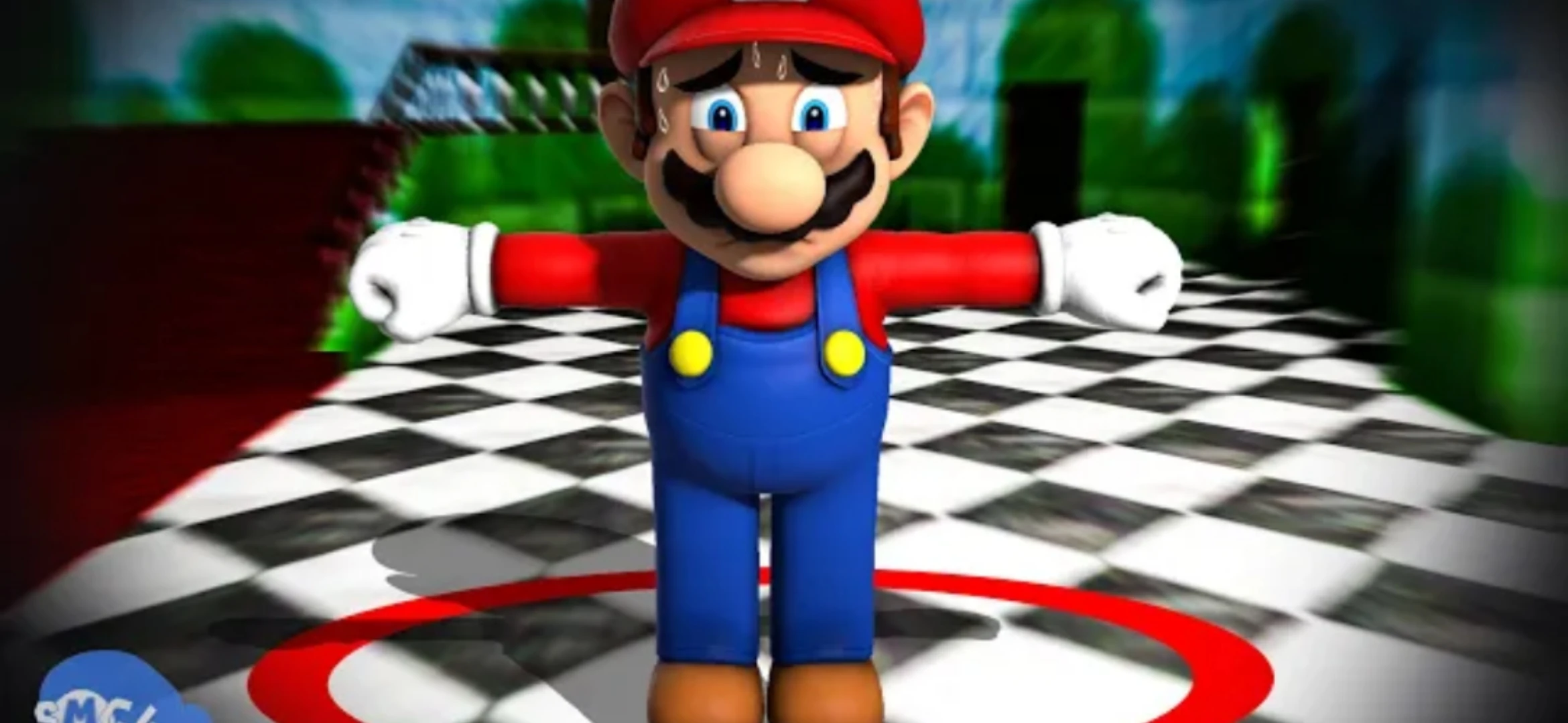 Well, now we know that Mario can make his nose as long as it possible ...