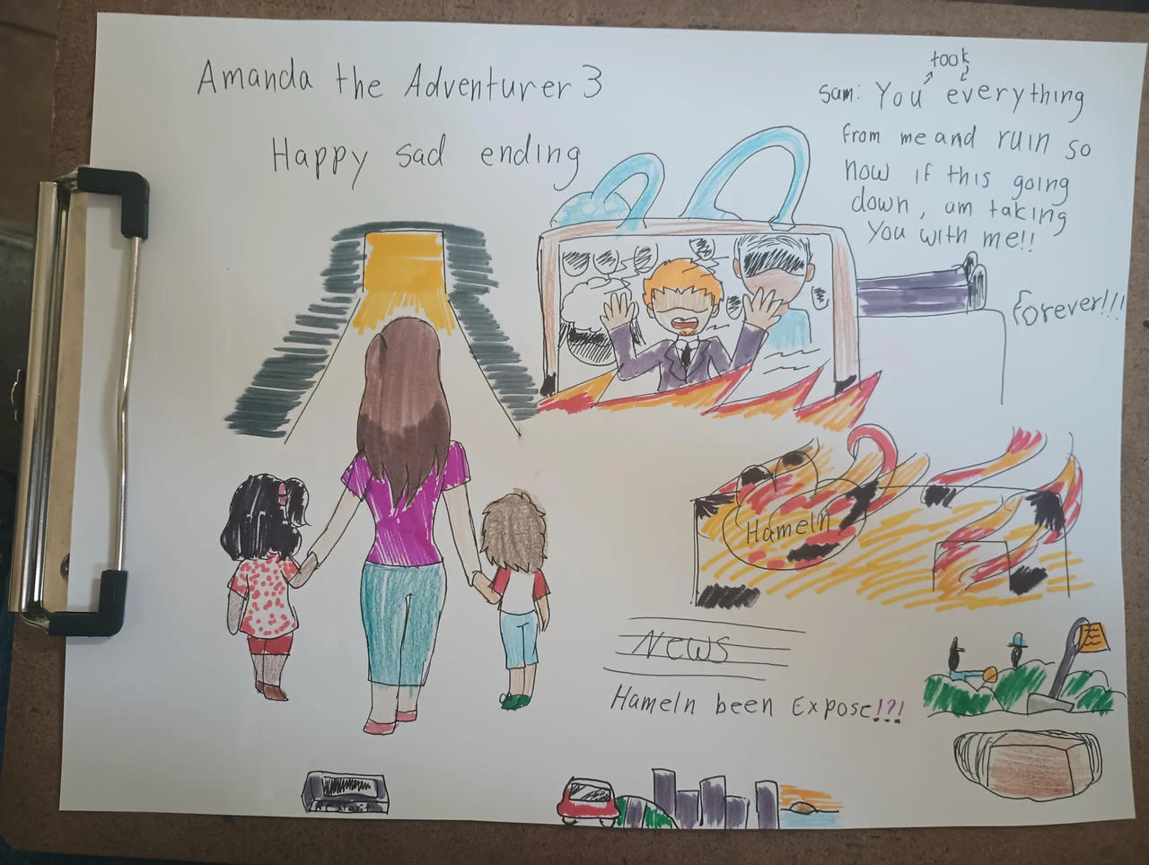 If Amanda the adventurer 3 has happy sad ending | Fandom