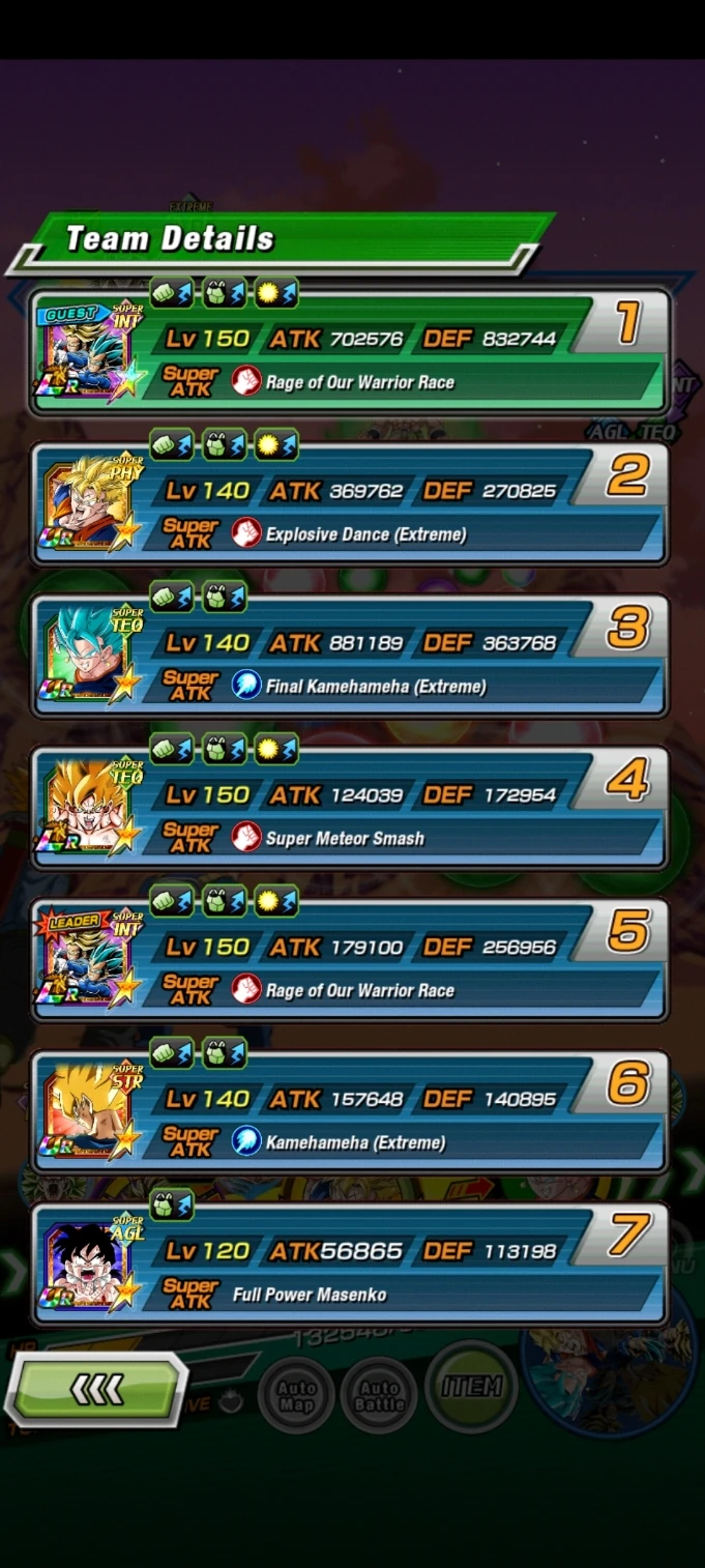 Beating the super class mission of Red Zone Broly with INT Vegeta ...