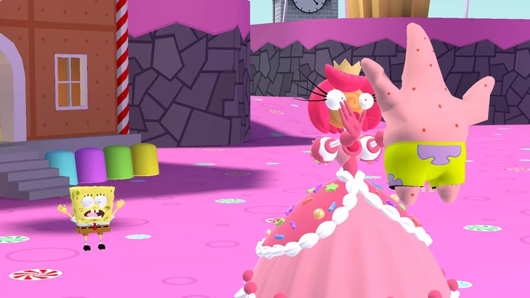 Patrick's about to eat Princess Loolilalu. | Fandom