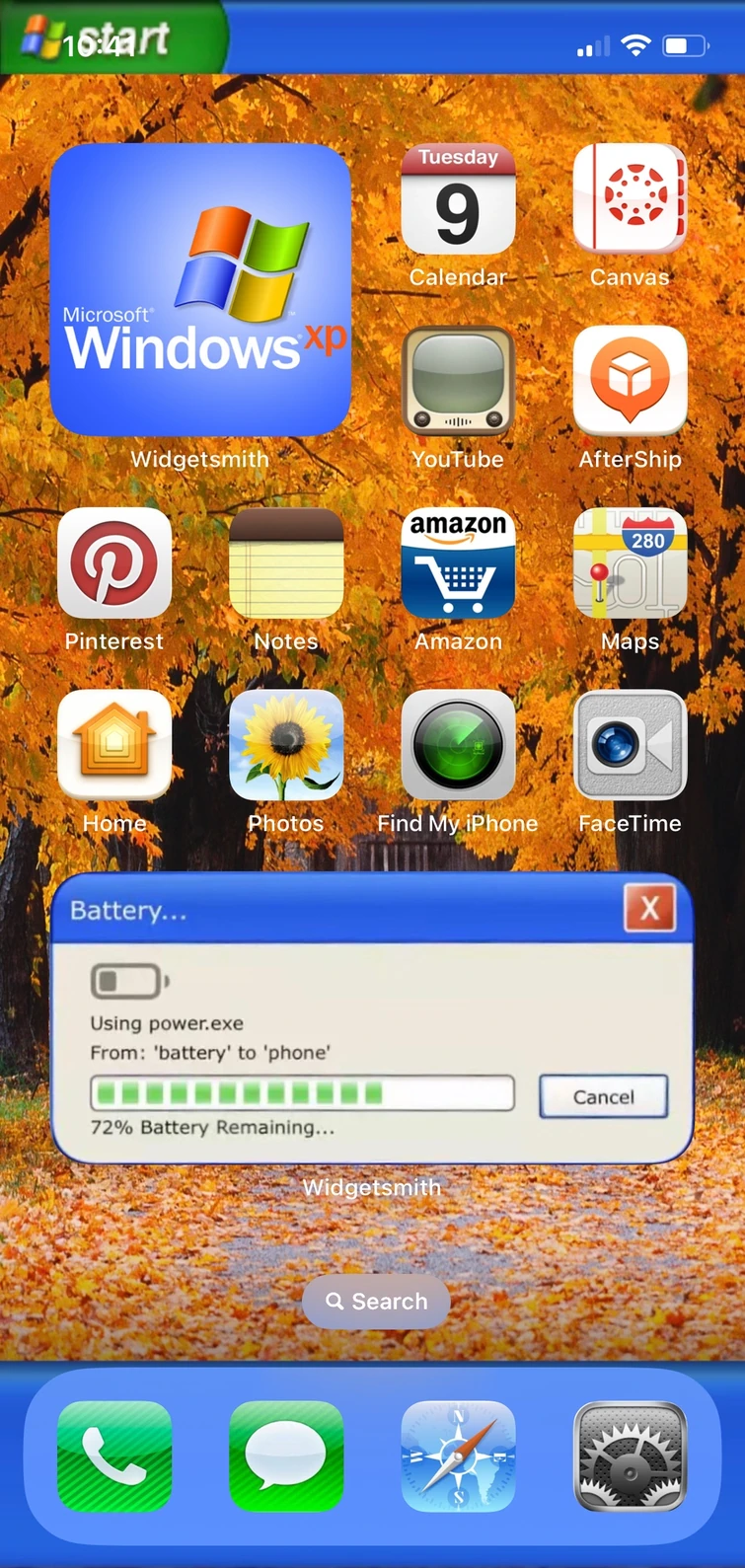 Decorated my homescreen for autumn | Fandom