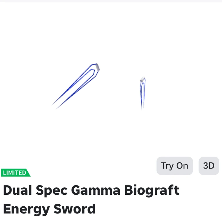 I feel like one enemy would use this gear: Gamma biograft energy sword ...
