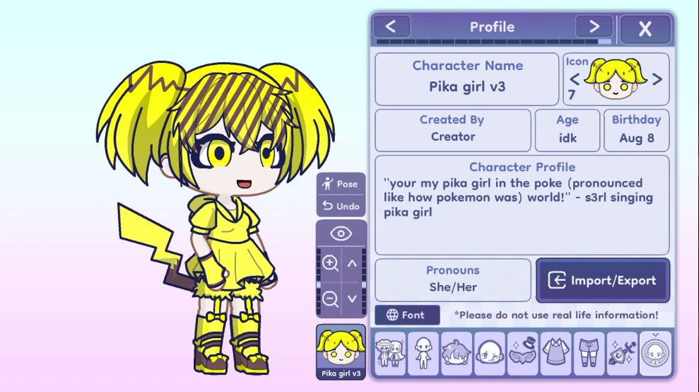 Pika girl v3 | Fandom