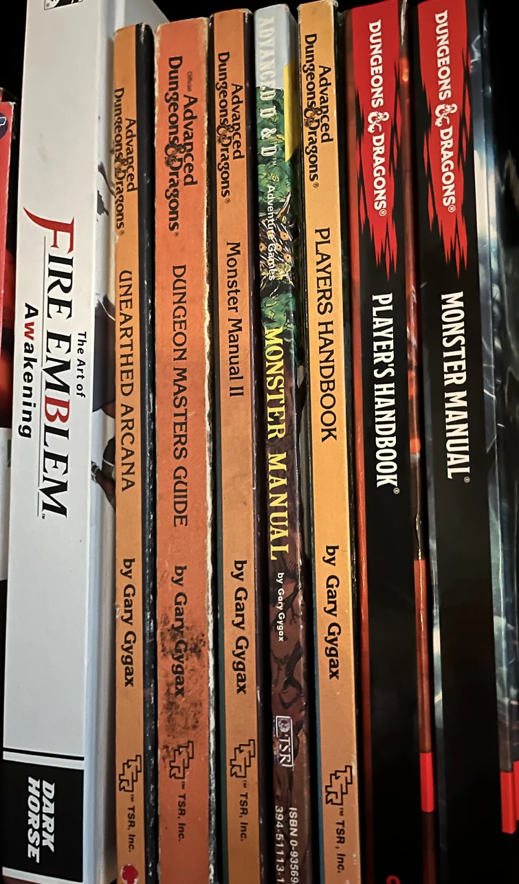 my d&d book collection + the fe awakening art book :3 | Fandom