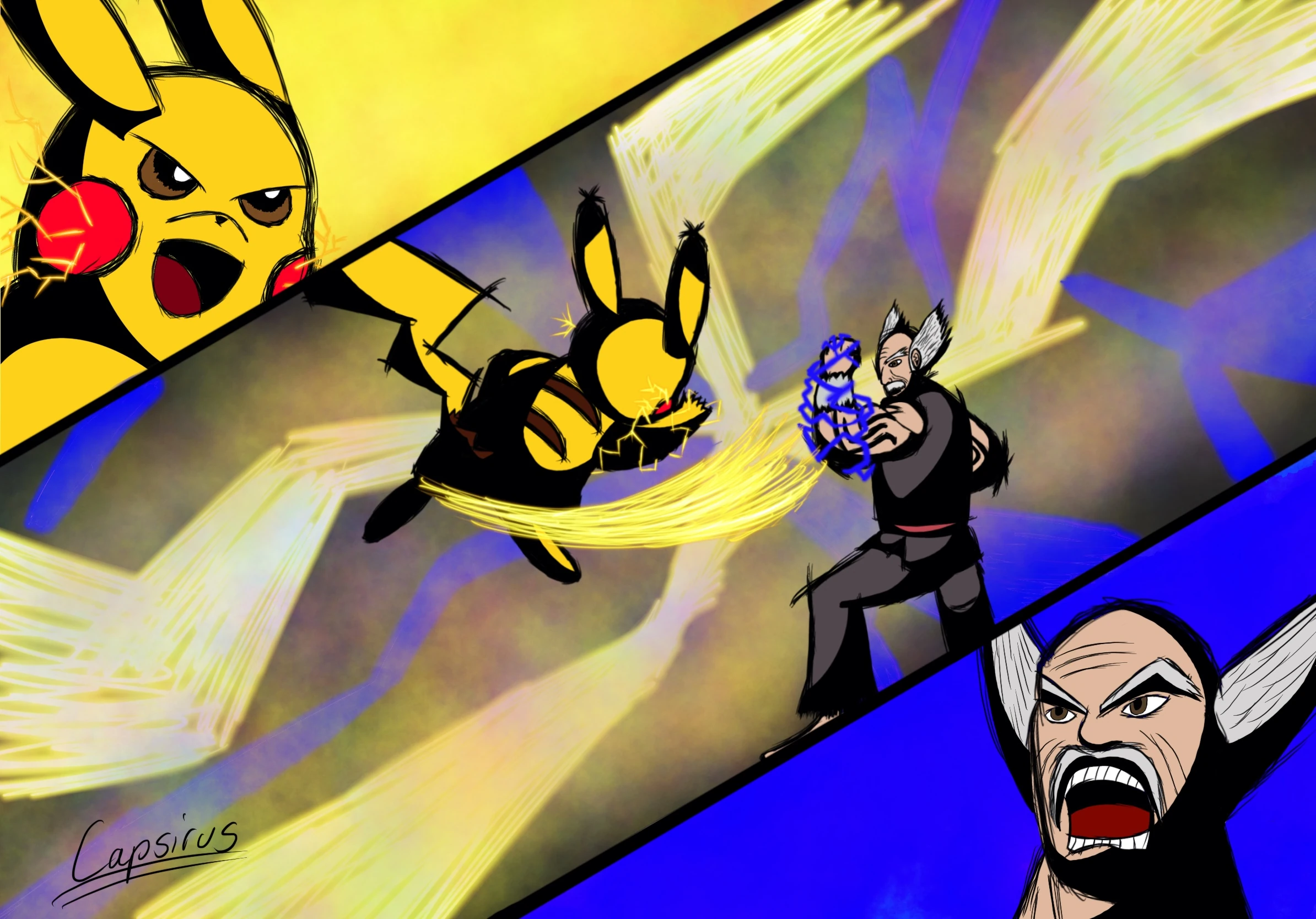 Pikachu VS Heihachi | Fandom