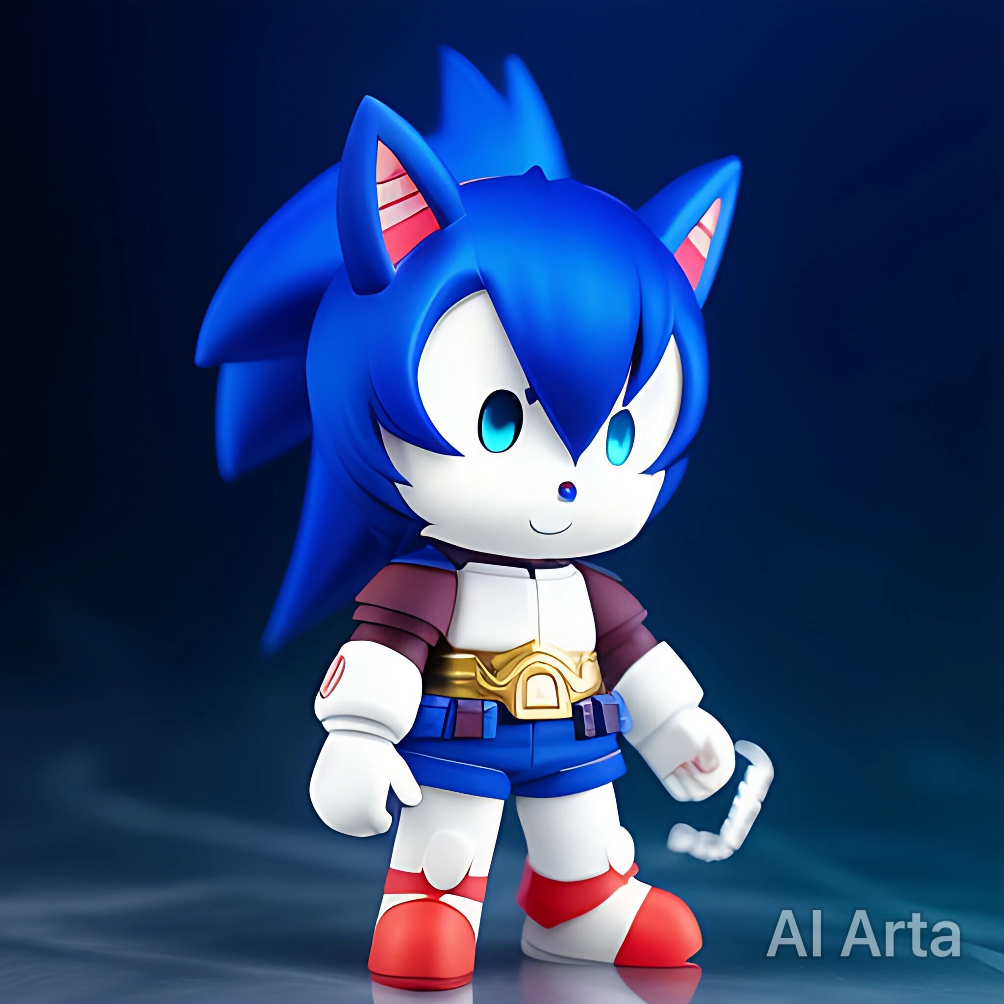 Classic sonic in anime AI arta | Fandom