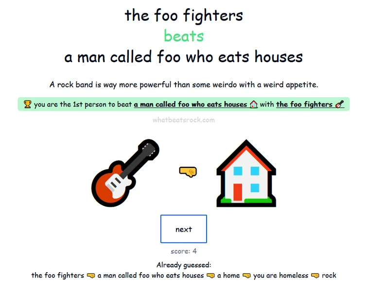Discuss Everything About What Beats Rock Wiki | Fandom